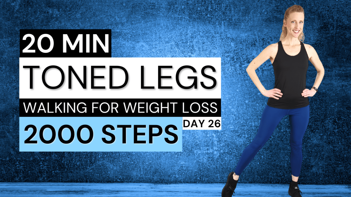 20 Min TONED LEGS | No Squats | No Lunges | 2000 Steps All Standing ...