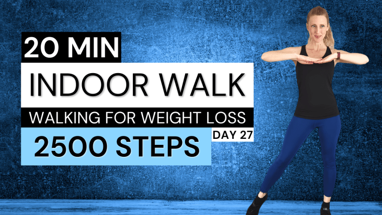 2500 Steps INDOOR WALKING Workout | Easy & Fun | 20 Minutes